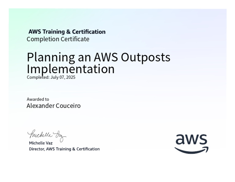 Planning an AWS Outposts Implementation | PDF