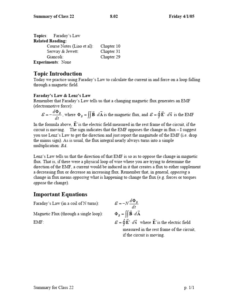 Hukum Lenz | PDF