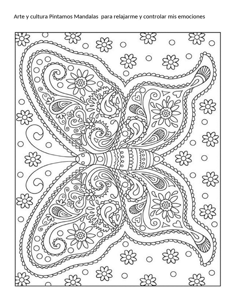 Arte y Cultura Pintamos Mandalas para Relajarnos y Controlar Mis ...