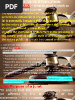 Form 2 - Sample Jurat | PDF | Affidavit | Notary Public