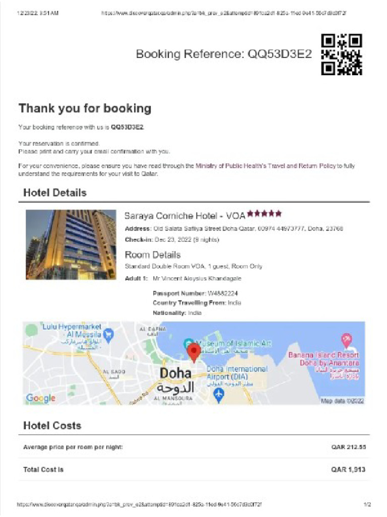 Hotel Booking | PDF