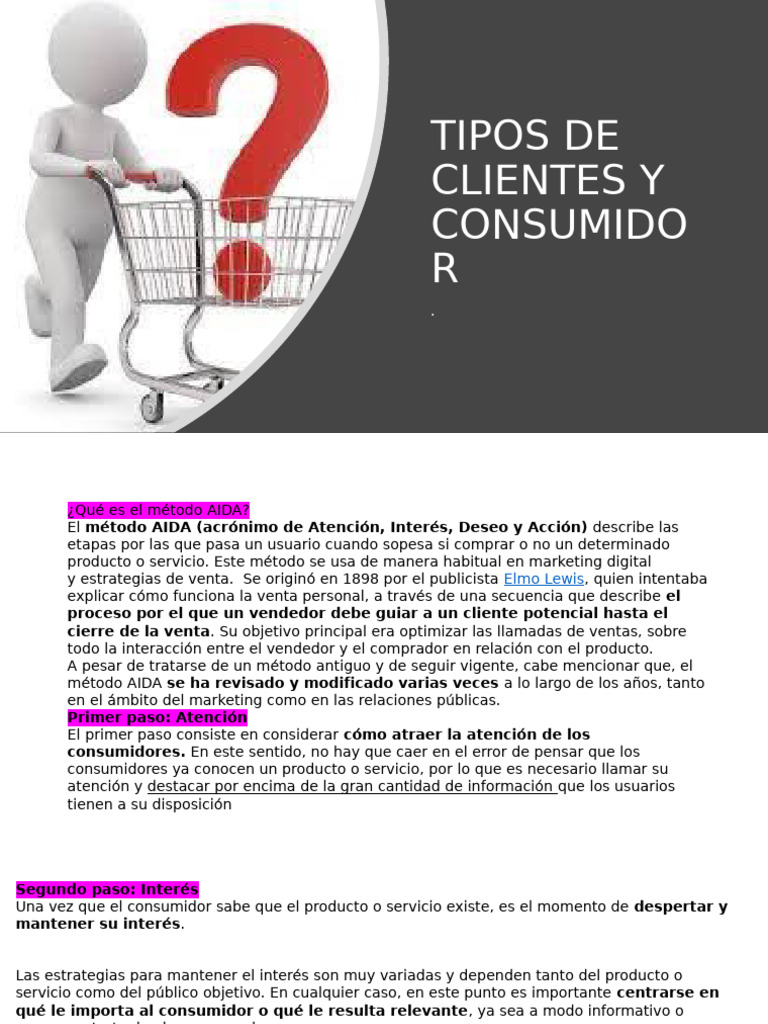 Tipos de Consumidores | PDF | Los consumidores