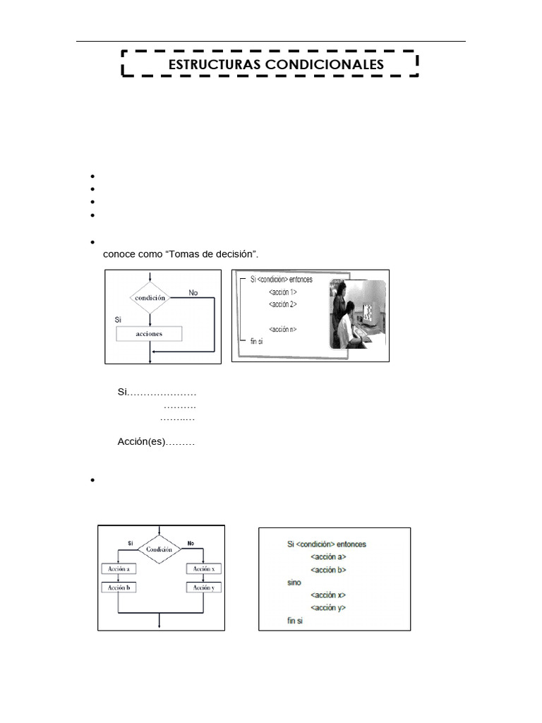 Estructuras Condicionales en Pseint | PDF | Algoritmos | Triángulo