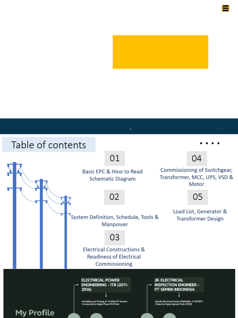 Electrical System Commissioning Guide | PDF | Incineration | Diesel Engine