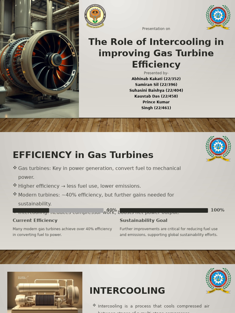 Intercooling Edited | PDF | Gas Turbine | Engines