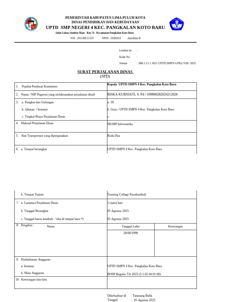 SPPD BARU 2024 Eg 1 | PDF