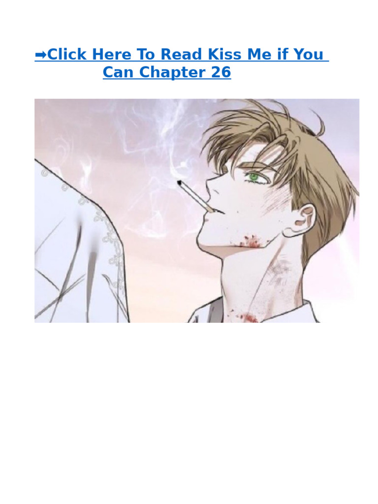 Kiss Me If You Can Chapter 26 Raw Manhwa (Read Now) in English | PDF