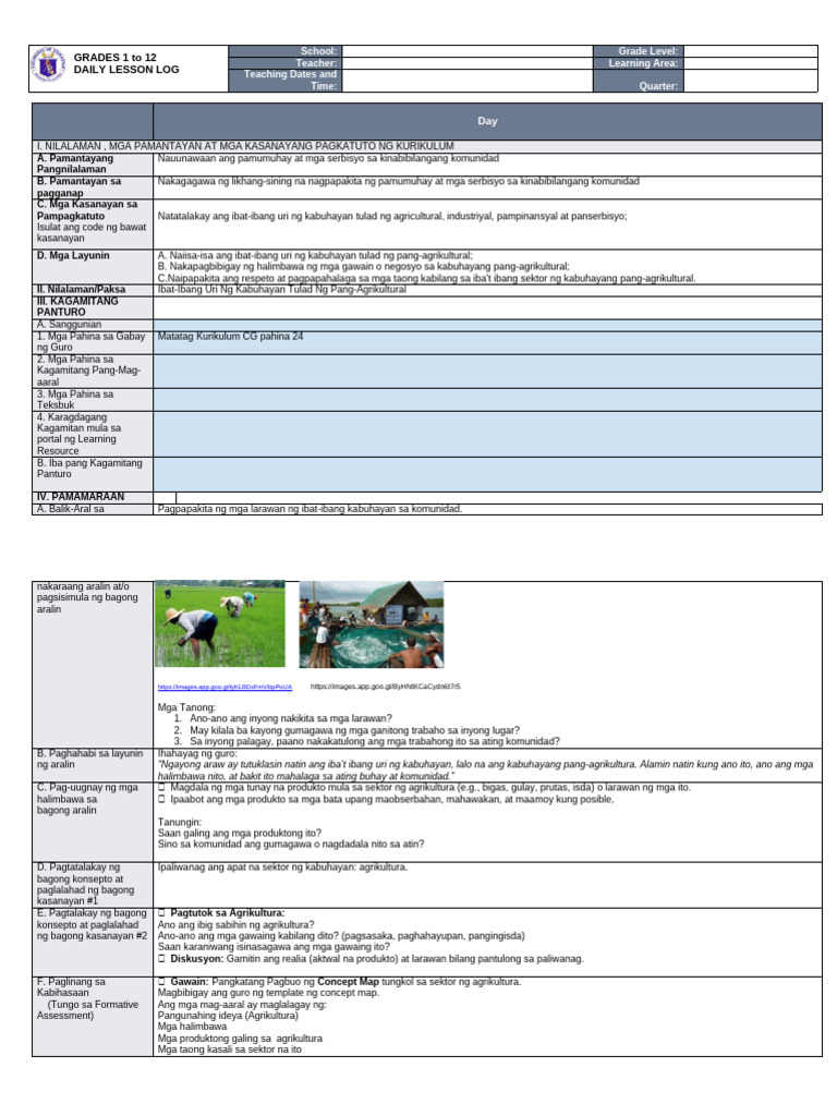 Lesson Plan For Makabansa Output | PDF