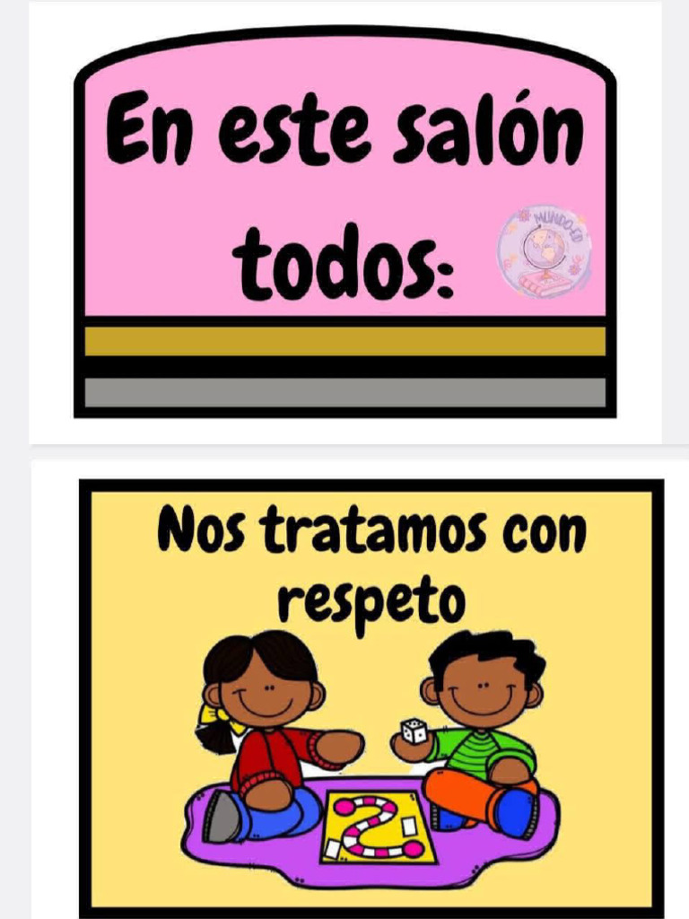 Normas de convivencia en el salón | PDF