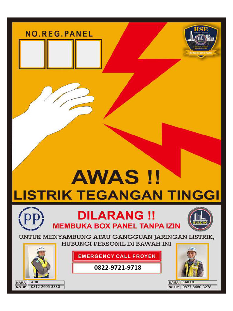 Tagging Panel Listrik | PDF