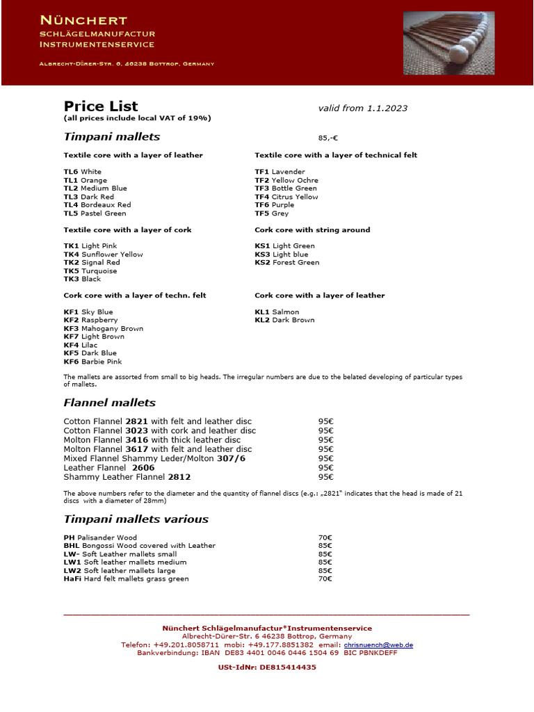 Timpani Sticks Nunchert | PDF | Visual Perception | Color