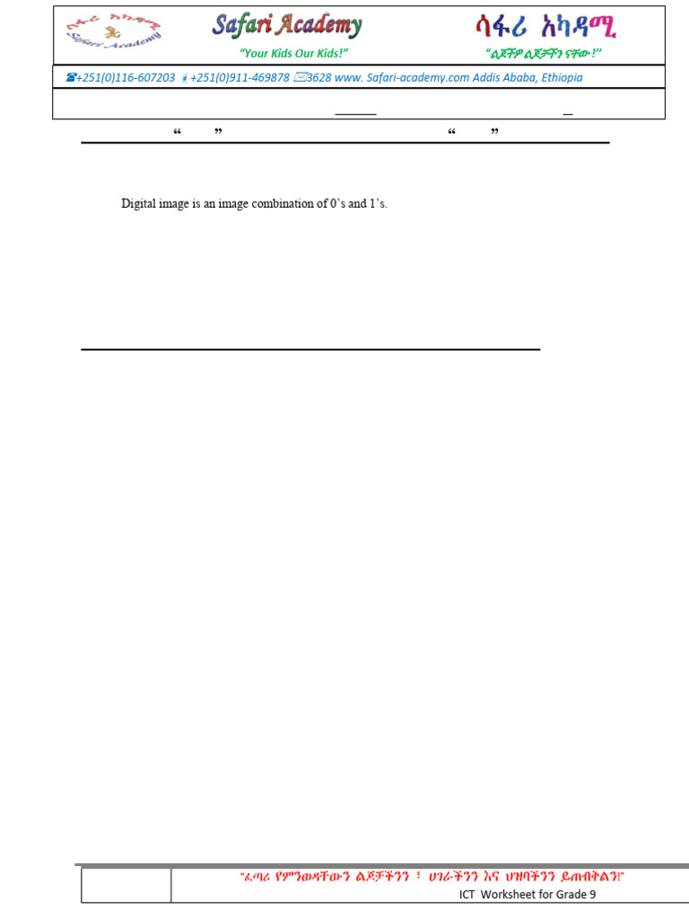 Grade 9 ICT Worksheet | PDF | Malware | Image Editing