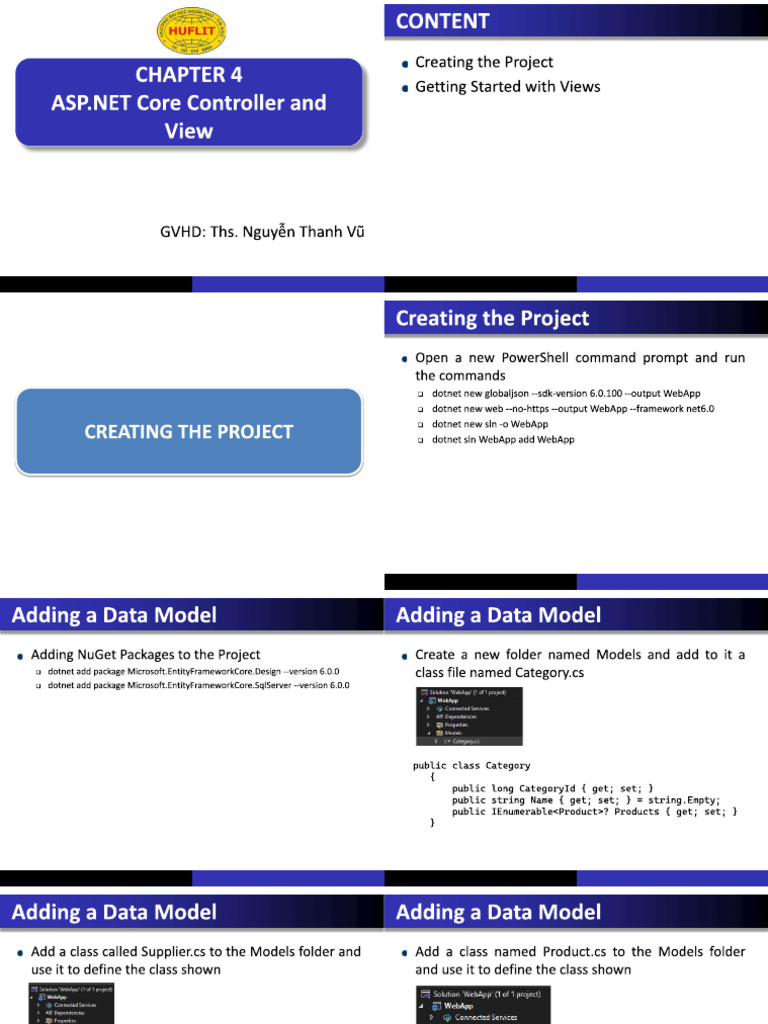Chương 4. ASP - Net CORE Controller and View - Part 1 | PDF