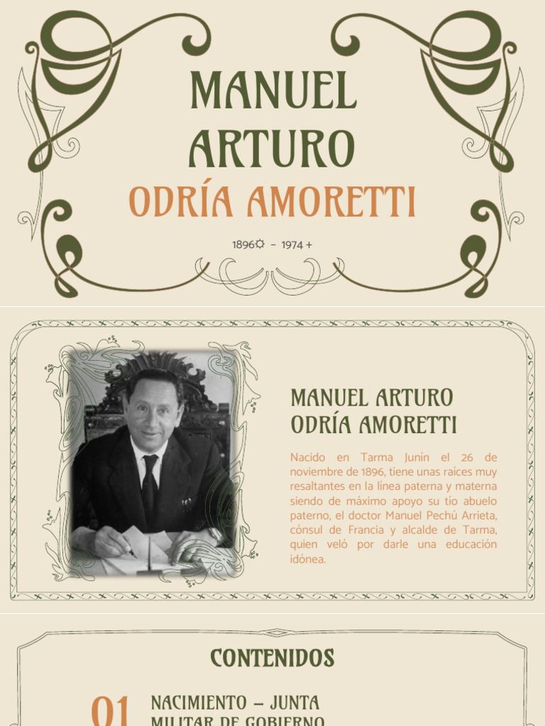 Biografía de Manuel Odría Amoretti | PDF | Gobierno