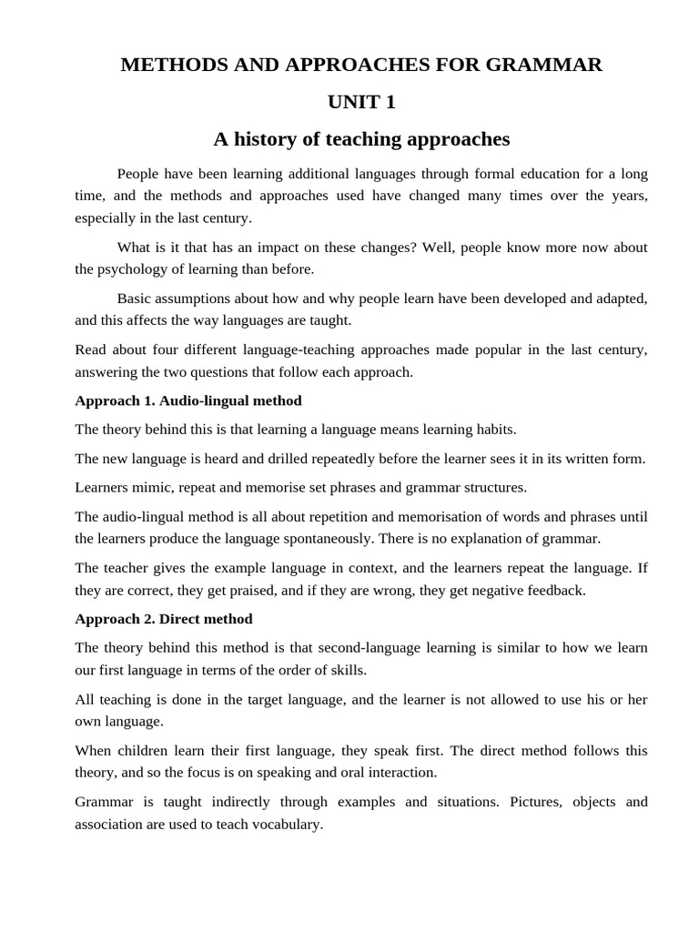 How To Teach Grammar Module 1 | PDF | Learning | Human Communication