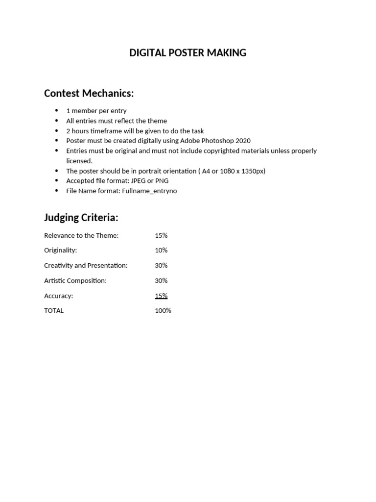Digital Poster Making | PDF