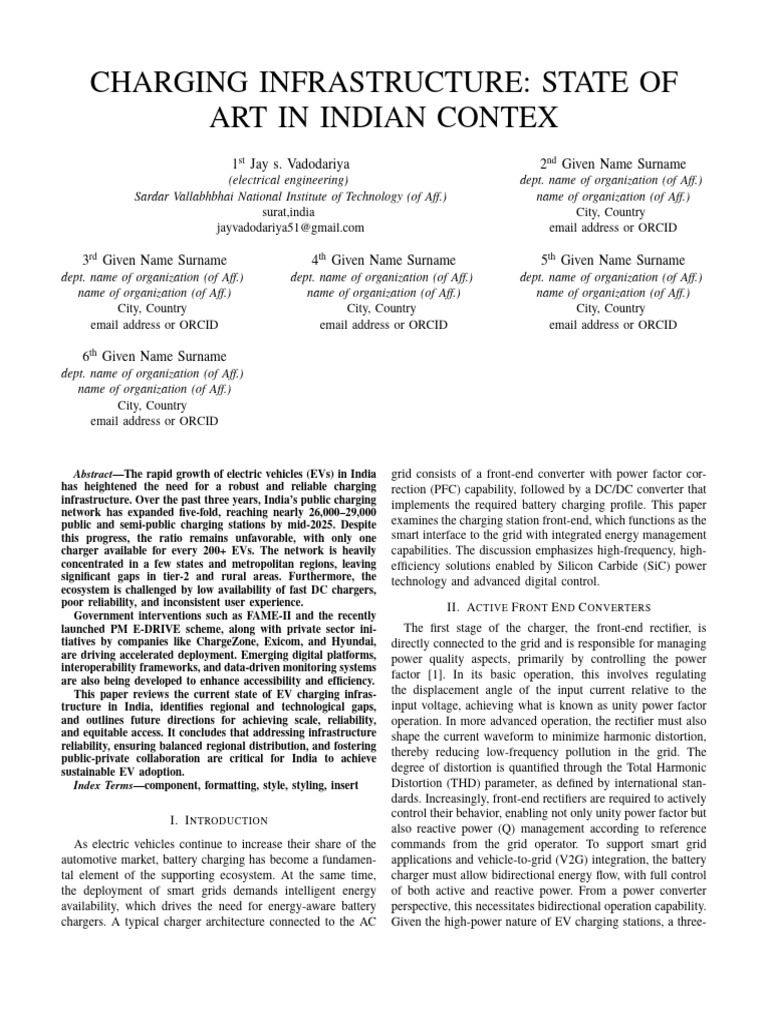 IEEE Conference Template 1 | PDF | Direct Current | Rectifier