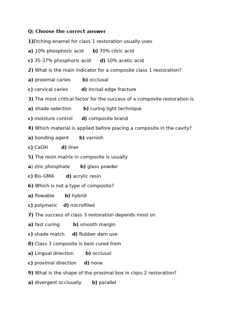 Test Composite | PDF | Dental Composite | Dentistry