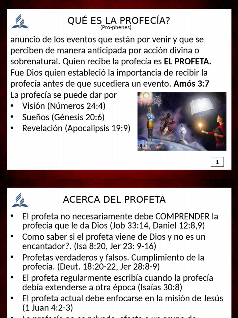 Entendiendo la Profecía y el Profeta | PDF