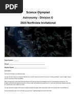 Astronomy C Rules for 2025 Science Olympiad | PDF | Exoplanet | Stars