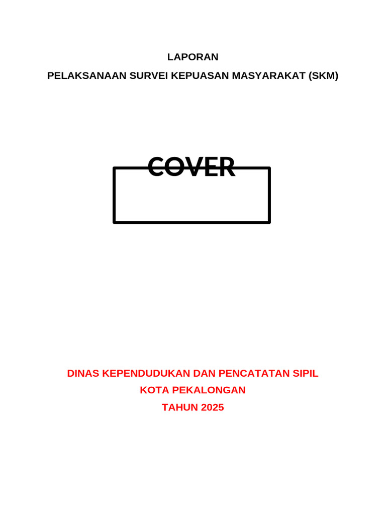 (Draft) Template Laporan SKM - Opp 2025 | PDF
