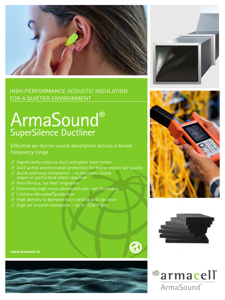 ArmaSound_SuperSilence_Ductliner | PDF | Thermal Insulation