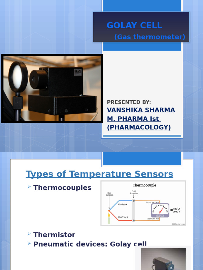 Overview of Golay Cell Detectors | PDF | Terahertz Radiation | Infrared