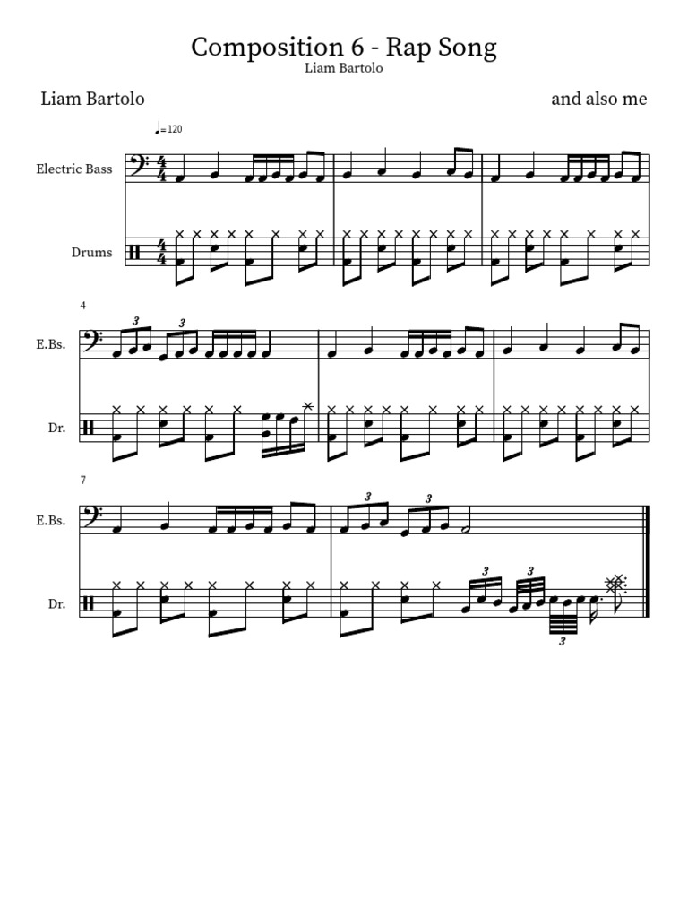 Composition 6 - Rap Song | PDF