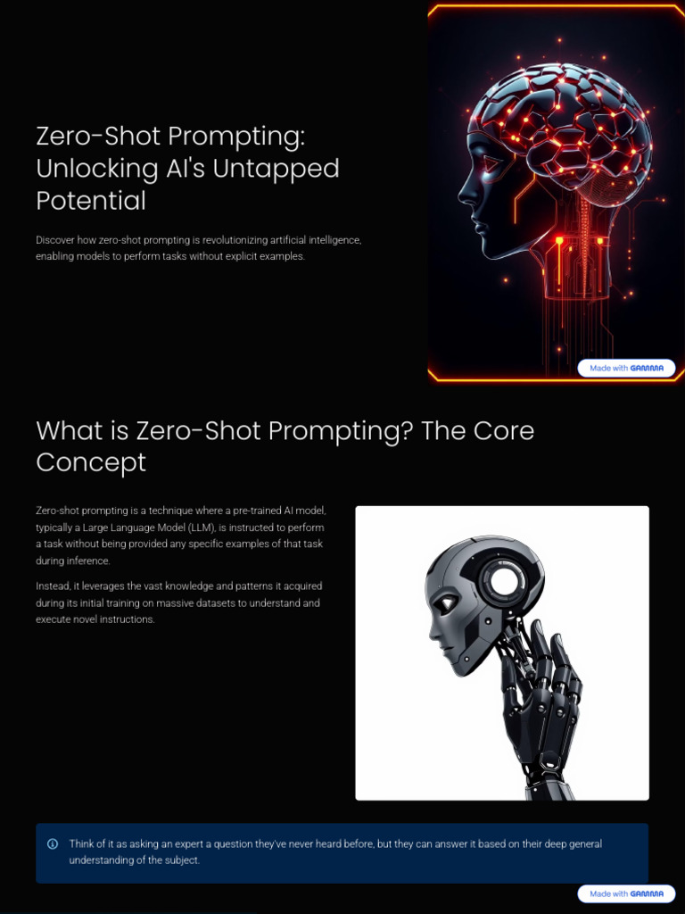 Zero-Shot Prompting in AI Explained | PDF | Artificial Intelligence ...