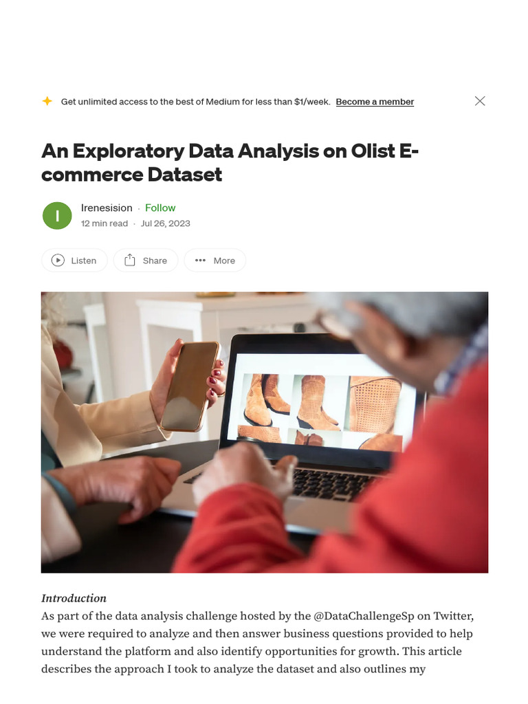 E-commerce Analysis of Olist Dataset | PDF | Credit Card | Sales