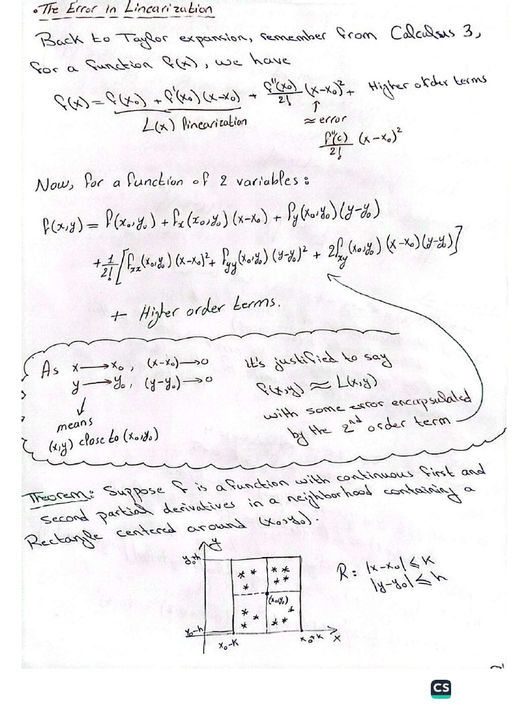 MTH 206 - Lecture 10 - Error & Total Differentials | PDF
