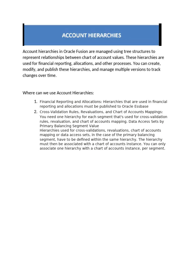 Manage Account Hierarchies | PDF | Algorithms And Data Structures | Data Management