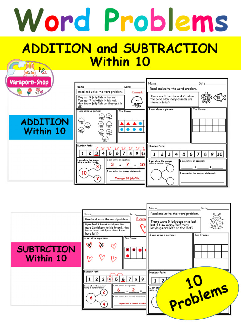 Addition and Subtraction Within 10 | PDF
