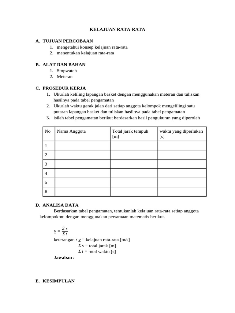 LAB FISIKA 8_PERT 1 | PDF