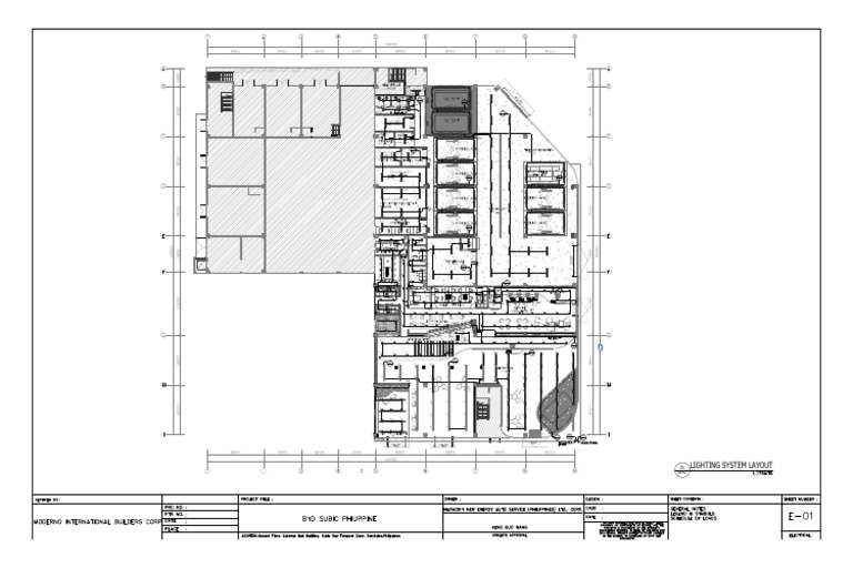 BYD Subic Electrical Plan REV8-EE-02 | PDF