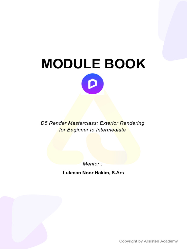 Module Book D5 Render Masterclass | PDF