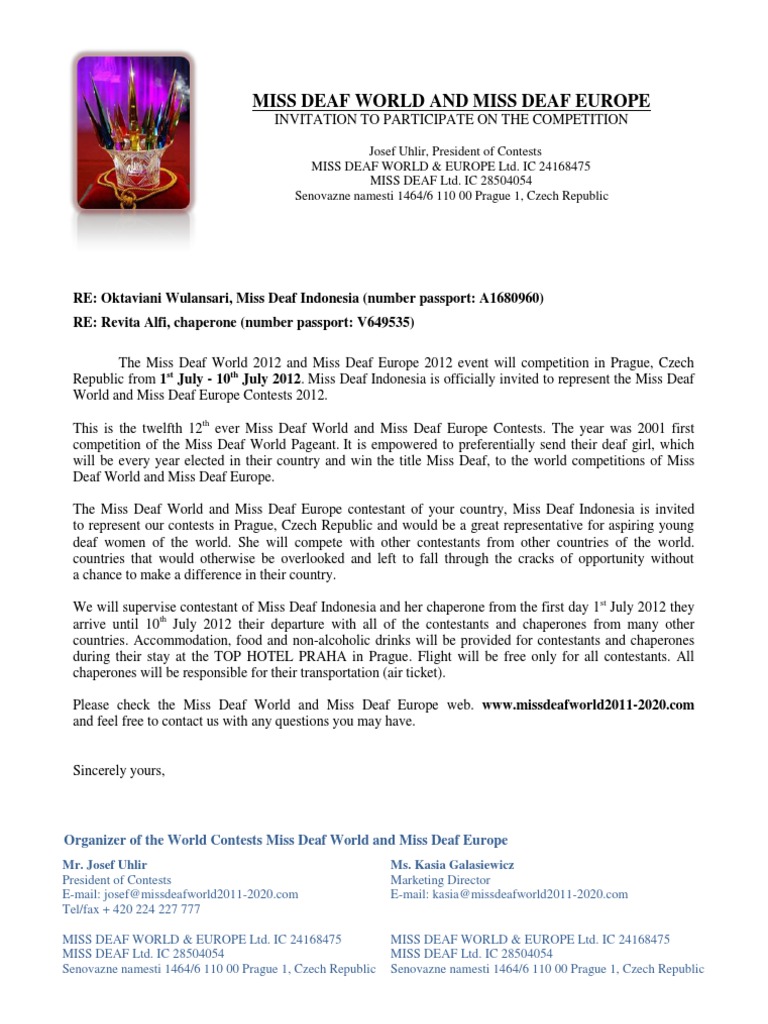 Invitation Indonesia | Download Free PDF | Prague | Czech Republic