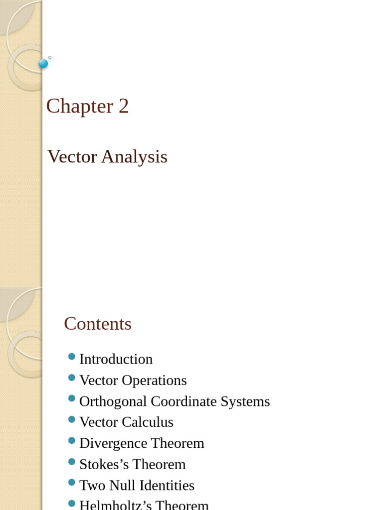 Vector Analysis and Operations Guide | PDF | Euclidean Vector ...