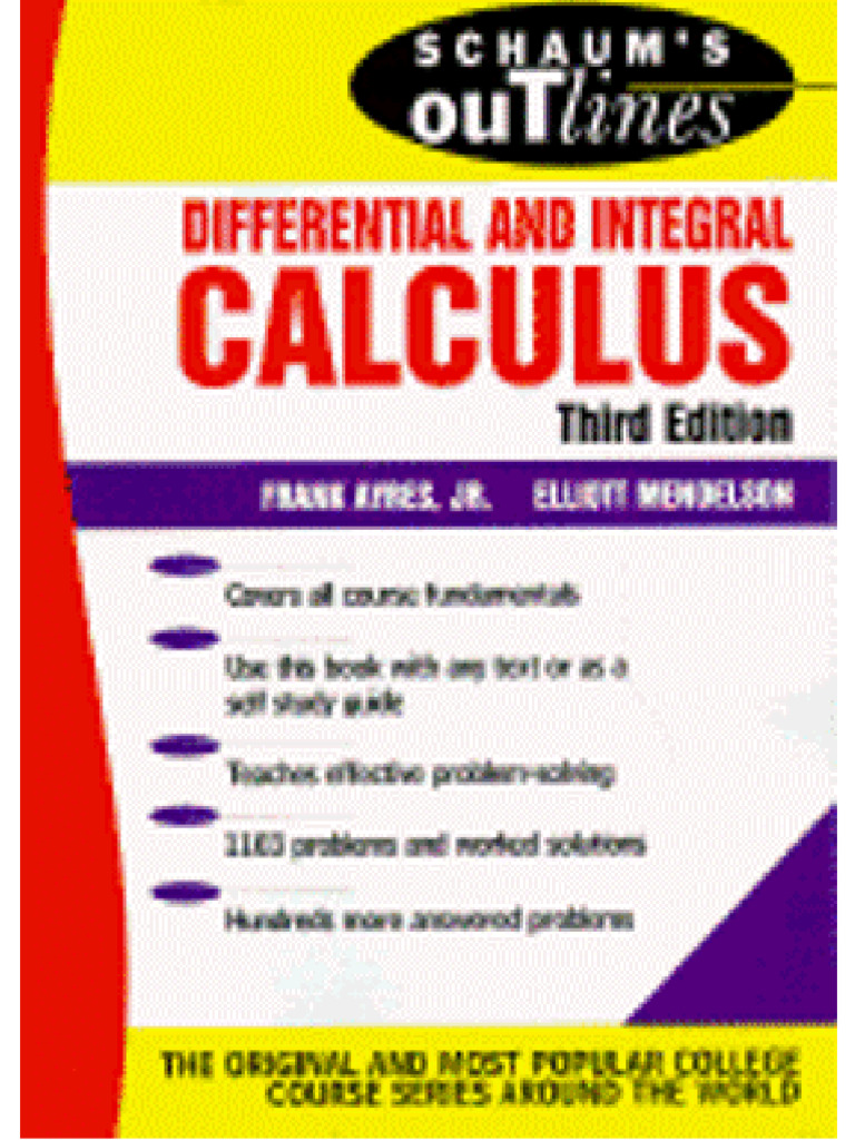 Schaum's Outline Differential and Integral Calculus | PDF