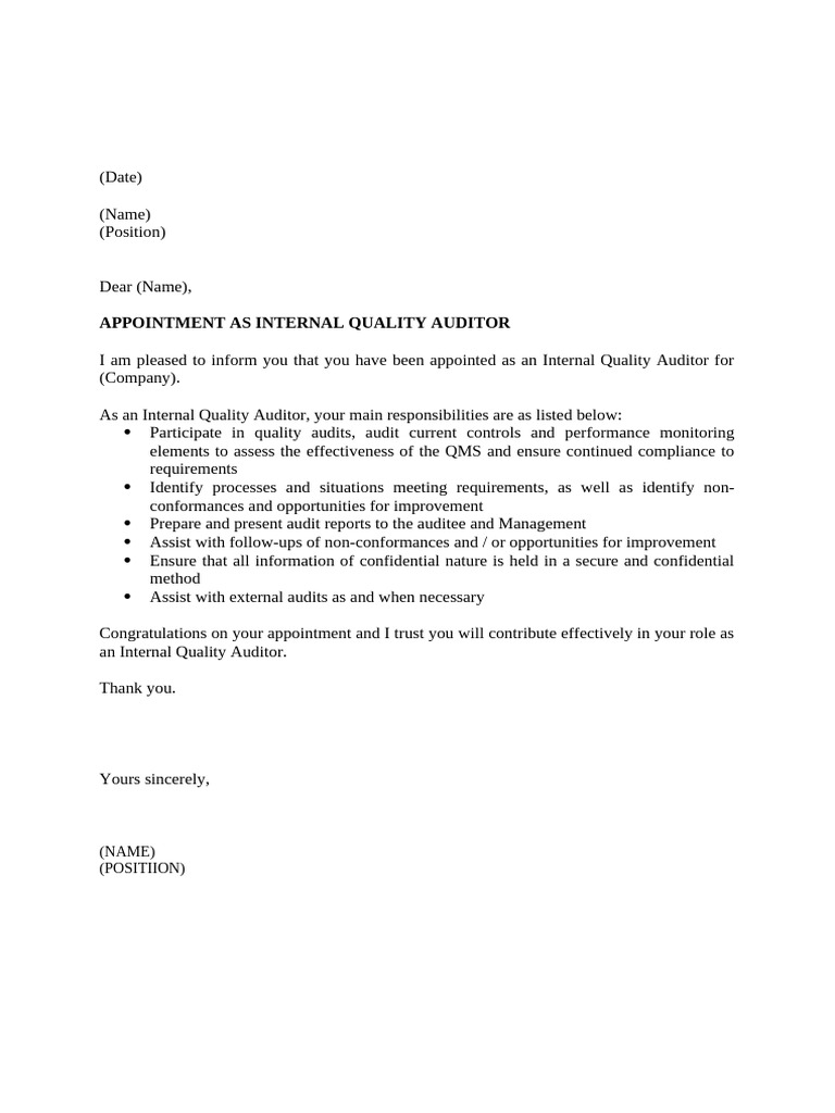 IQA Letter v2 | PDF