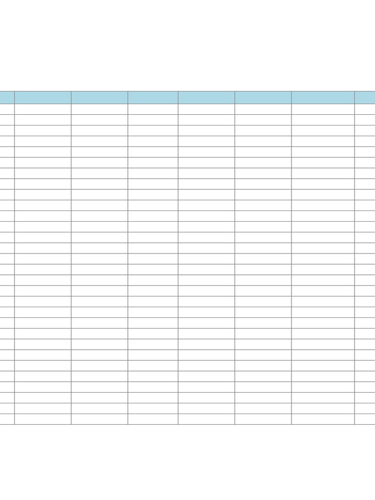 Behavioural Chart Template Detailed | PDF
