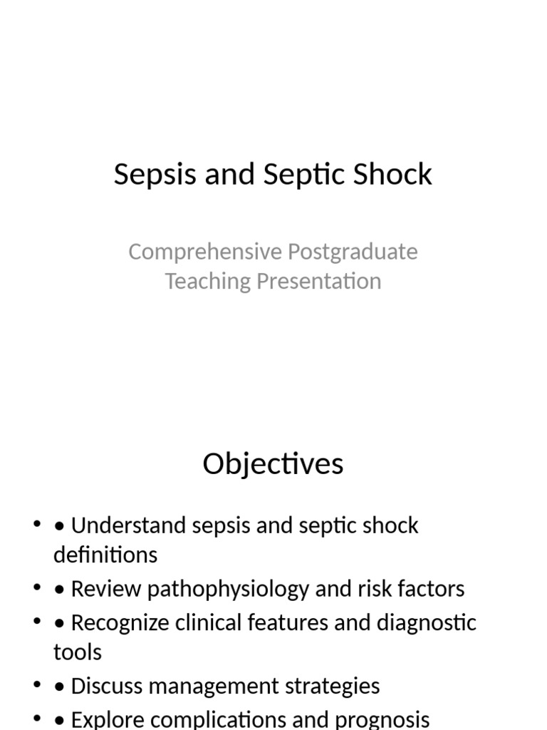 Understanding Sepsis and Septic Shock | PDF | Sepsis | Shock (Circulatory)