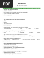 Makabansa 2 Worksheet Q2 W1 | PDF