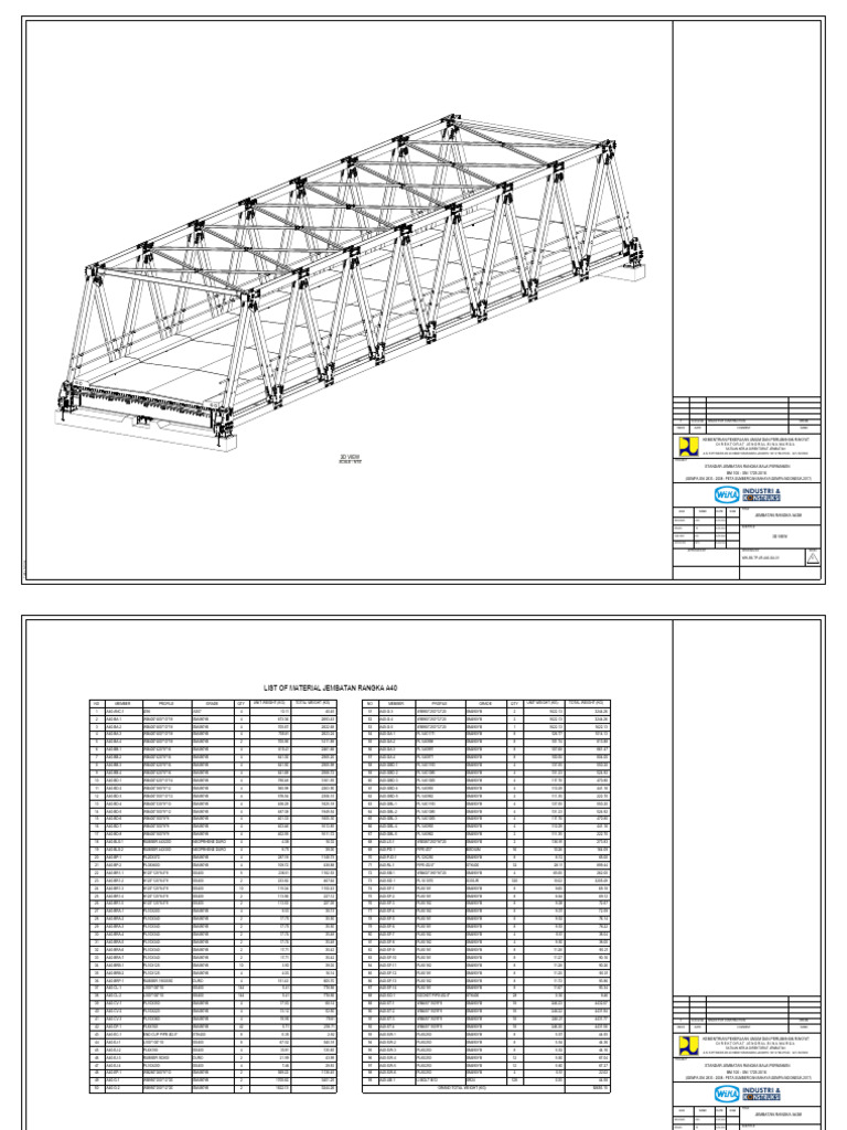 Lampiran JRB A40_2024_WIKA - Erection Drawing | PDF