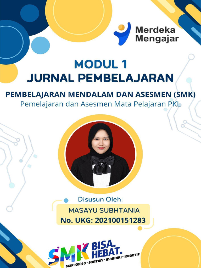 MODUL 1 MASAYU SUBHTANIA - 202100151283 - Pembelajaran Mendalam Dan Asesmen SMK Mata Pelajaran ...