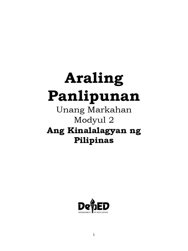 AP4 Q1 Modyul 2 | PDF