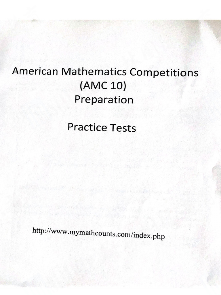 V6 Amc10 | PDF