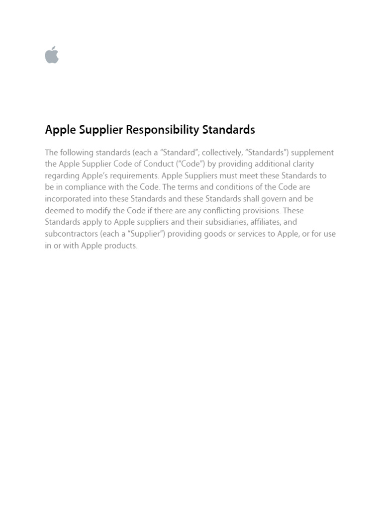 Apple SR Standards Version 4.4 | PDF | Sexual Harassment | Employment