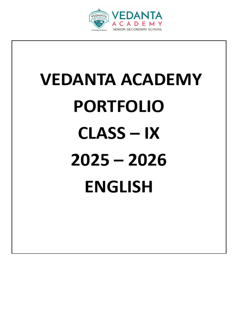 Class IX English Portfolio Template | PDF | Chess Theory | Chess