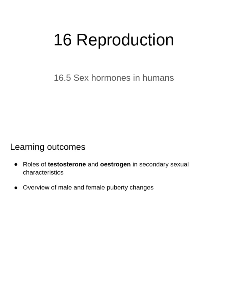 4 Sex Hormones In Humans Pdf Menstrual Cycle Luteinizing Hormone